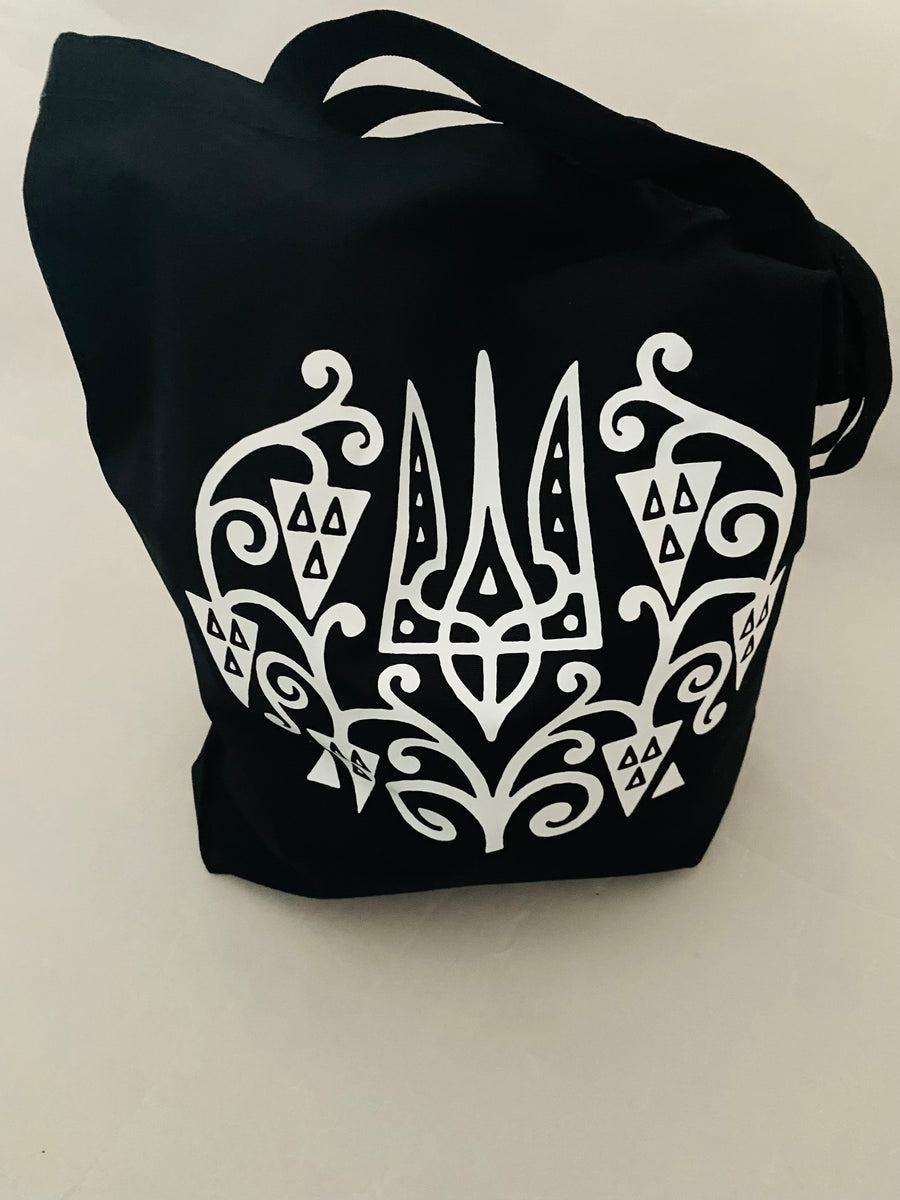 Tryzub Tote original design by Heorhii Narbut – The Ukrainian Museum