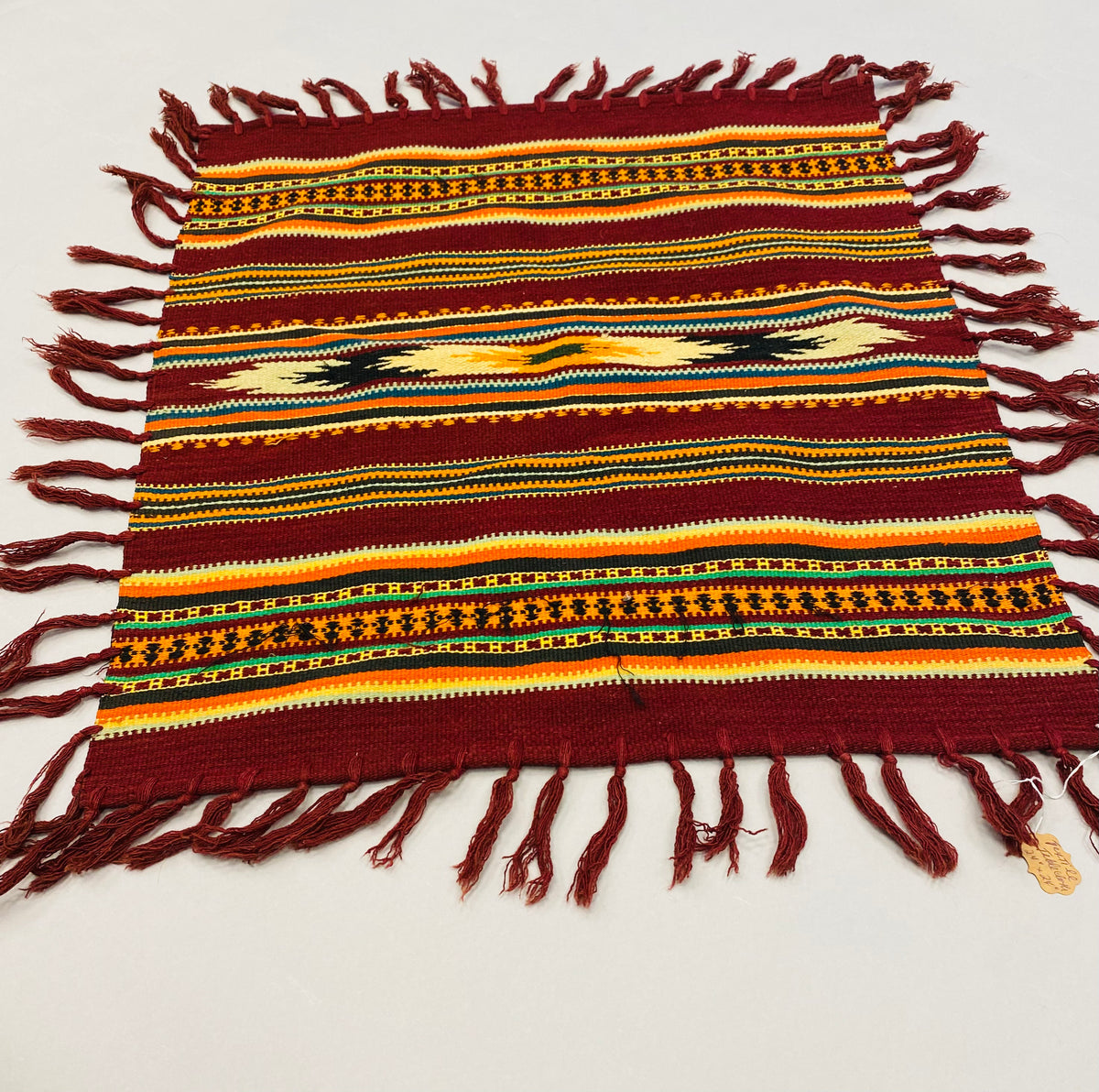 Embroidered Vintage wool tablecloth 24” x 24” – The Ukrainian Museum