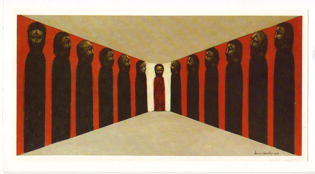 Jacques Hnizdovsky, Last Supper card 1956 – The Ukrainian Museum